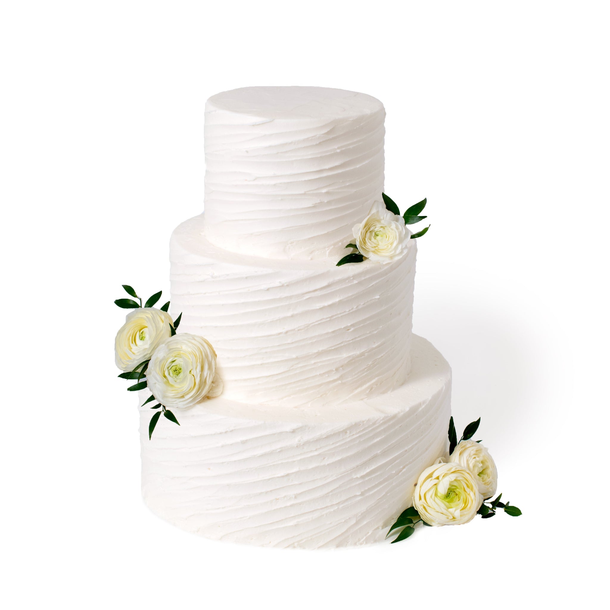Diagonal Texture Wedding Cake – Bean Counter Bakery