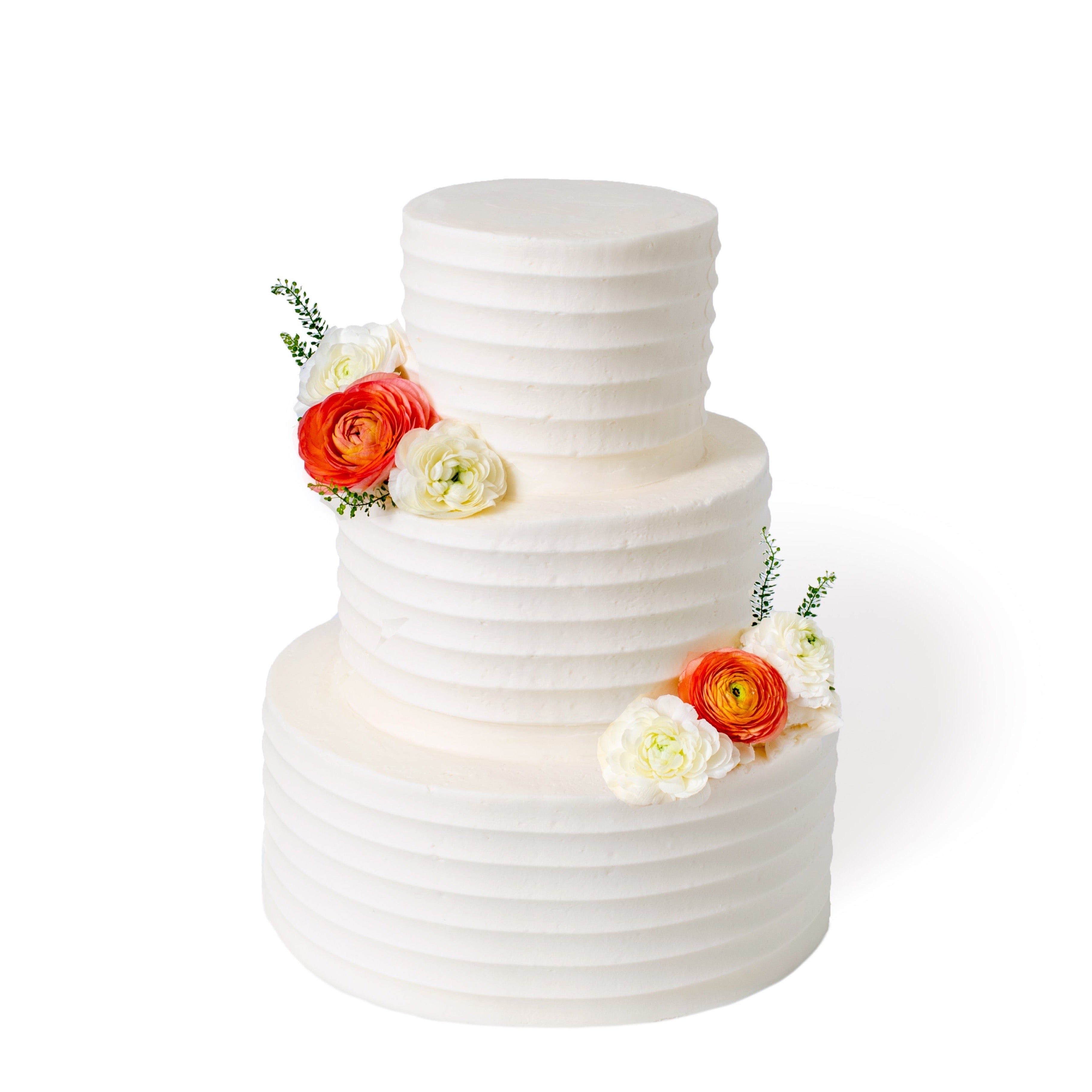 Horizontal Texture Wedding Cake – Bean Counter Bakery