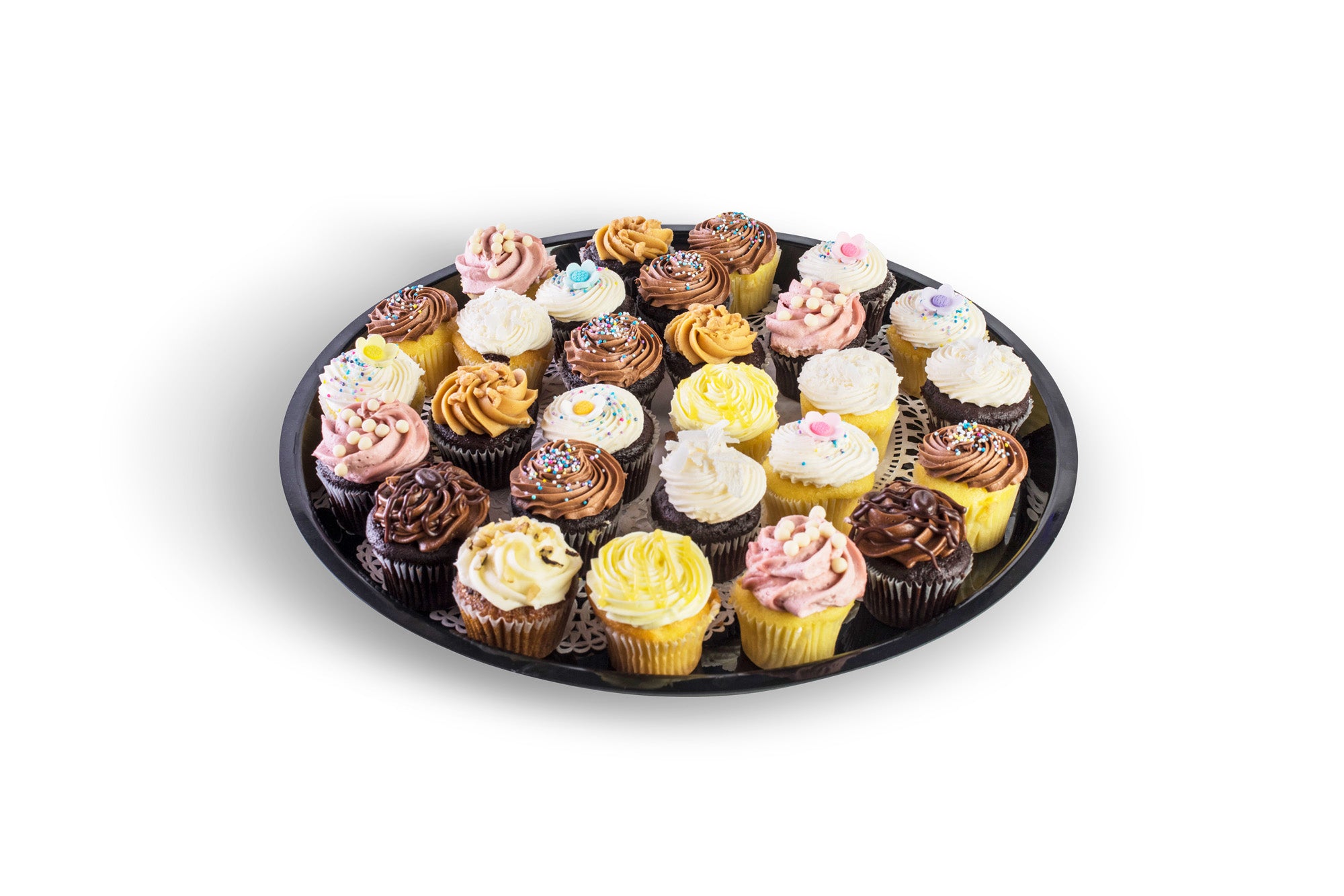 Mini Cupcakes Party Platter – Bean Counter Bakery